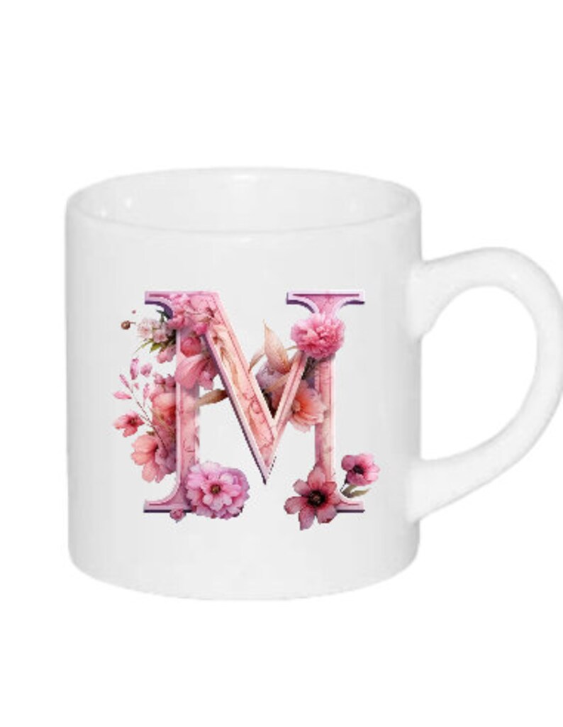 Watercolor Floral Pink Alphabet Clipart , Floral Alphabet, Transparent Background, High Quality ...