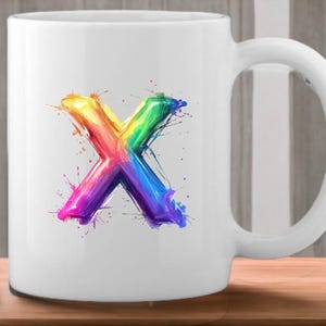 Rainbow Swirl Alphabet Clipart - Colorful Letters Set PNG for Bright ...