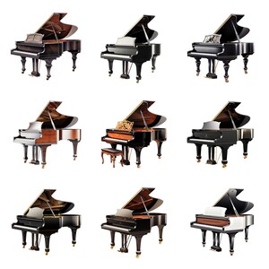 Pianos Clipart, PNG Digital Files on Transparent Background ...