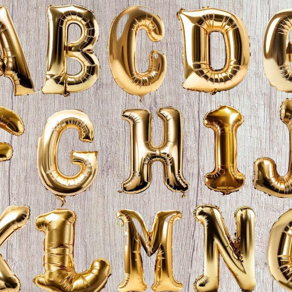 Alphabet Balloons - Etsy