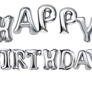Silver Foil Balloon Alphabet Clip Art Graphics in PNG Format for ...