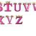 Clipart Princess Alphabet, Pink Letters Png, Transparent Background ...