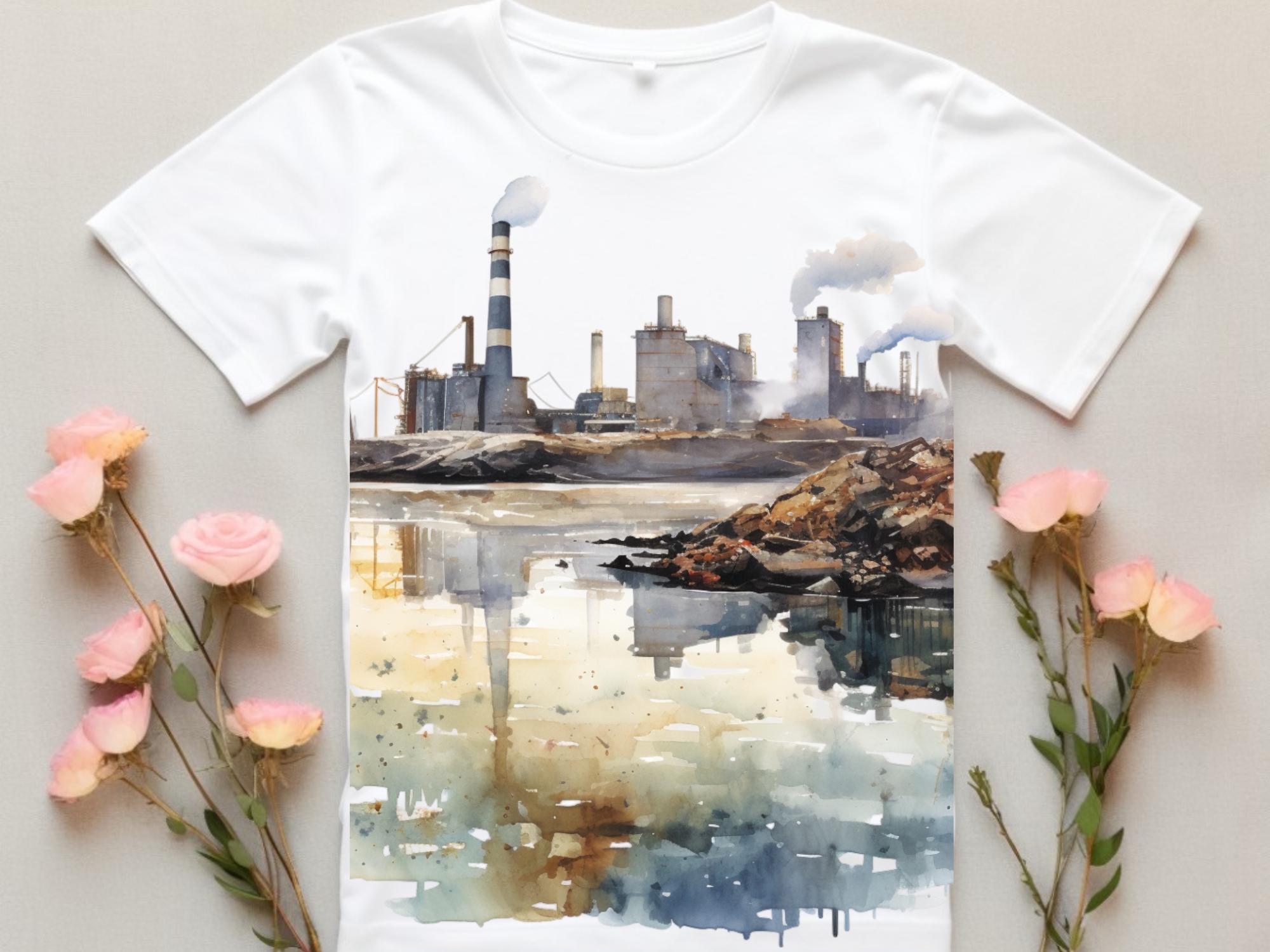 21 Polluted Waters Watercolor Clipart, PNG Individual Images on ...