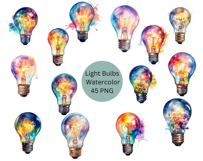 Light Bulb Clipart, Lamp, Light Clipart, Brain Light Bulb, Idea Clipart ...