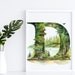 Watercolor Forest Alphabet Clipart, PNG Individual Images on ...