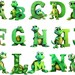 Turtle Alphabet Clipart Transparent Background High Quality - Etsy