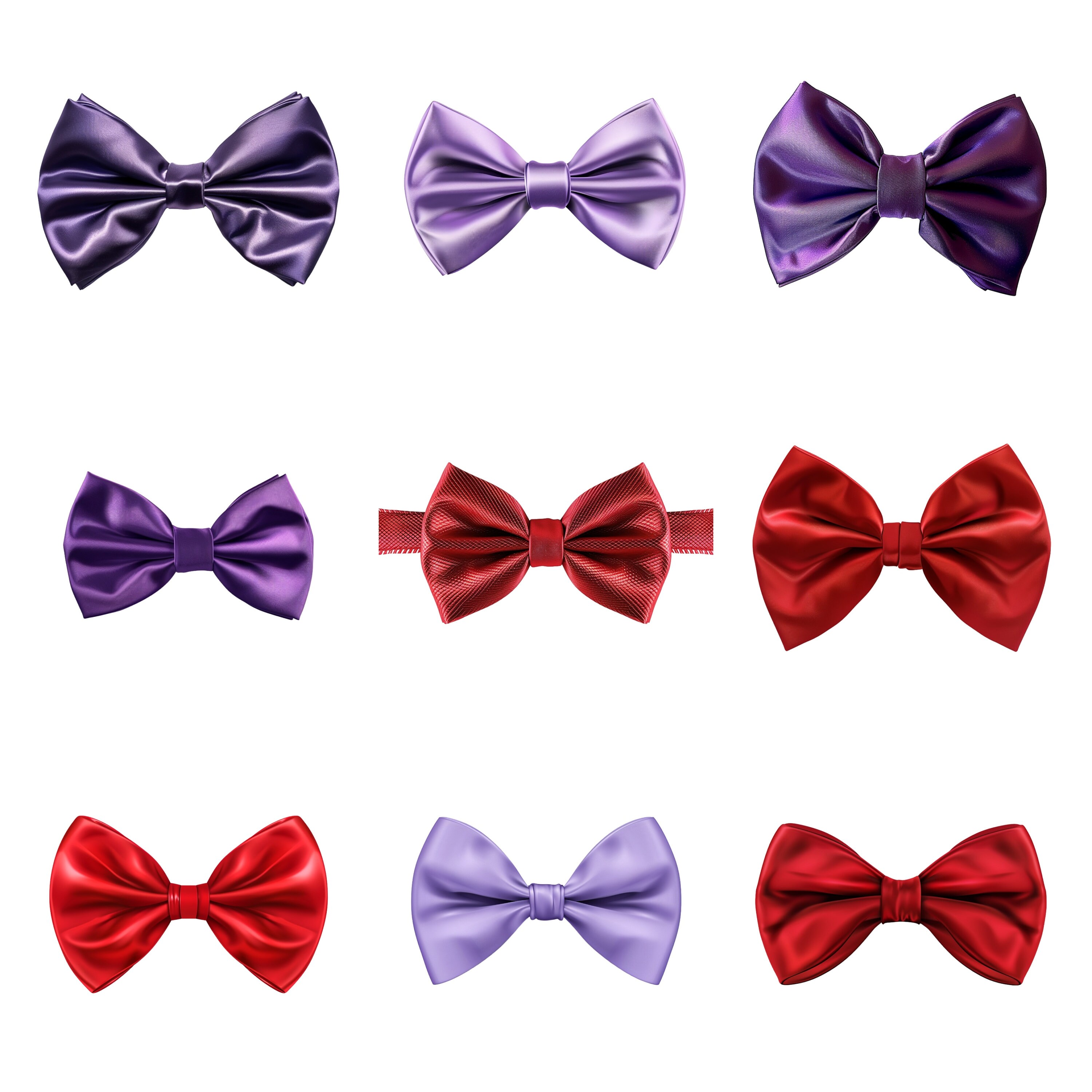 Bow Ties Clipart, PNG Digital Files on Transparent Background ...