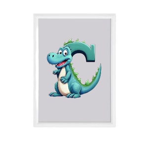Dino Alphabet, Dino Letter, Dino Font Png, Instant Download for ...