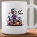 Halloween Zombie Watercolor Clipart, Halloween Clipart, PNG Individual ...