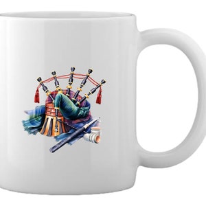 Watercolor Bagpipes Clipart, Instruments Clipart, PNG Digital Files on ...