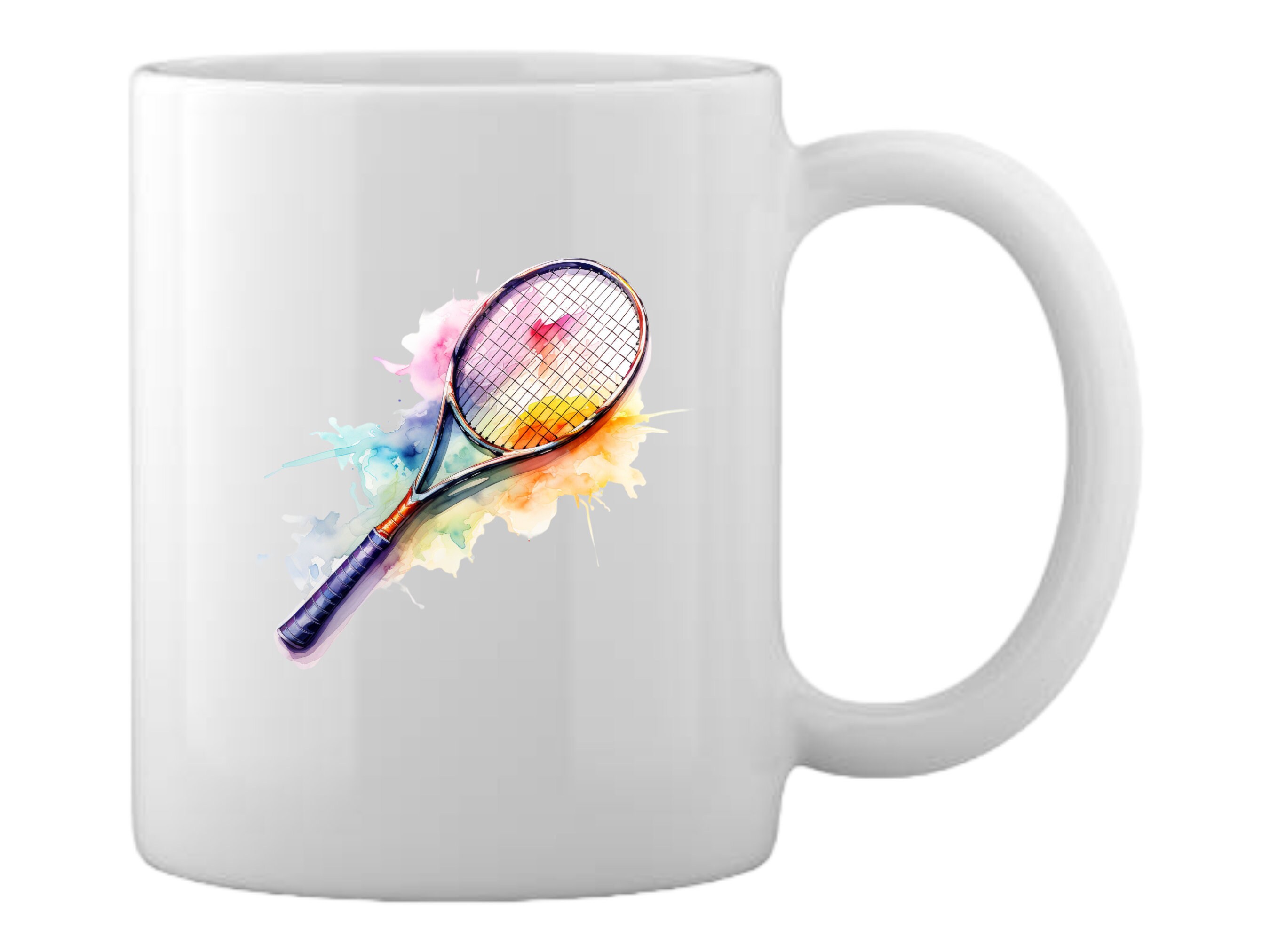 Watercolor Tennis Rackets Clipart PNG Digital Files on - Etsy