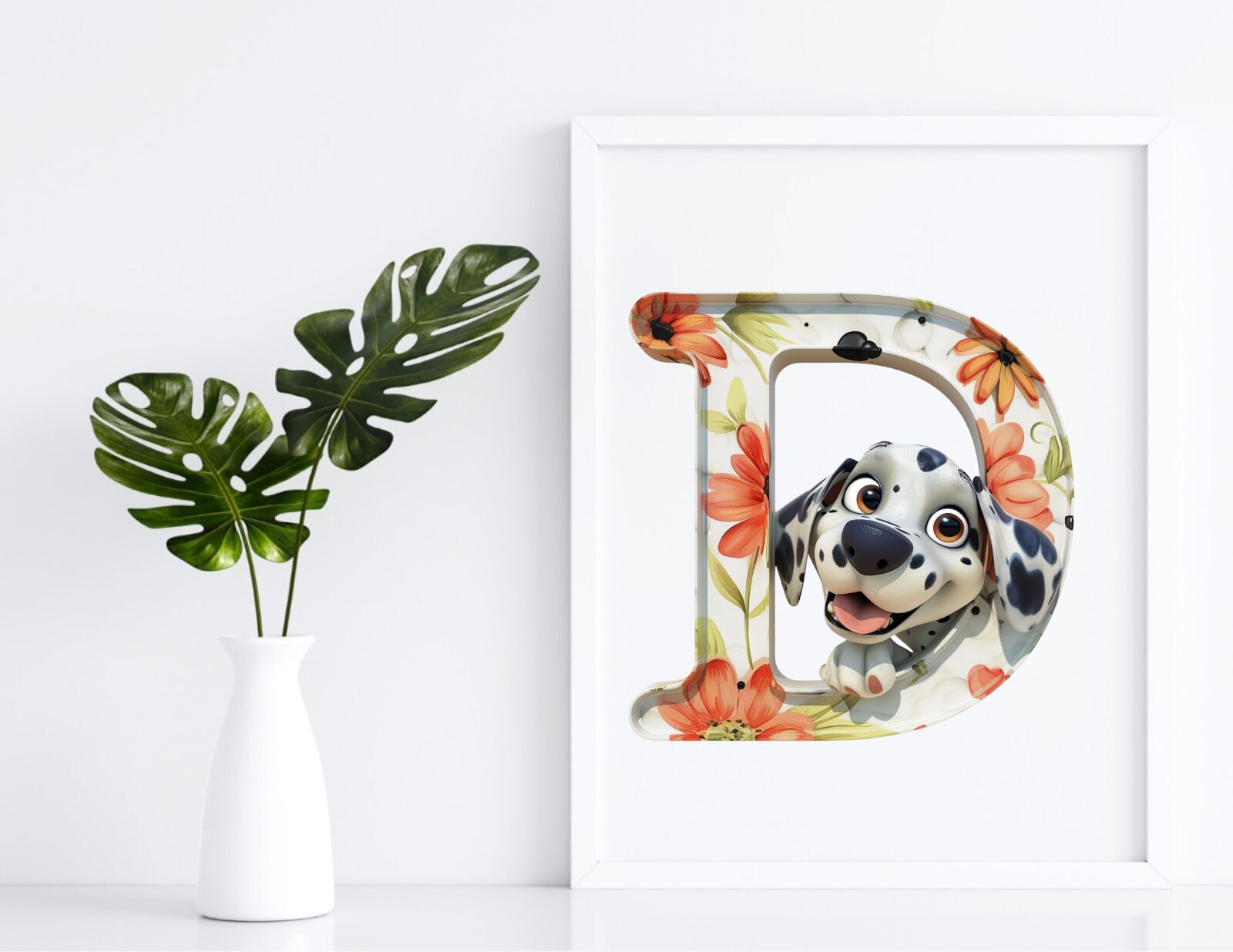 Dalmatian Dog, Letters Png, Alphabet Png, Instant Download for ...