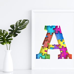 Clipart Puzzle Alphabet, Puzzle Letters Png, Alphabet Png, Instant ...