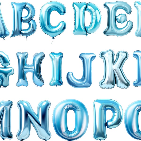 Foil Alphabet - Etsy