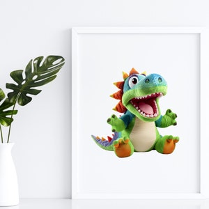 50 Dinosaur Plush Clipart, Toy Clipart, PNG Individual Images on ...