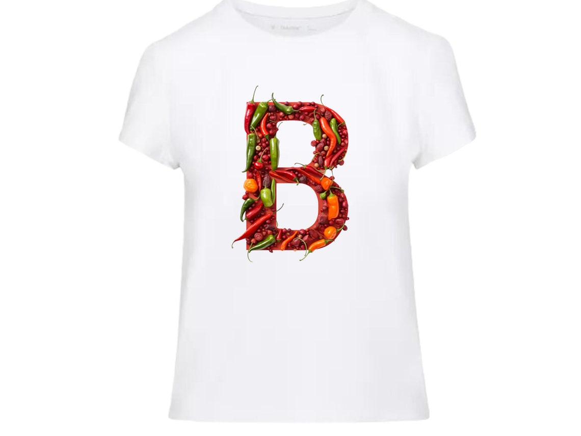 Chilli Peppers Alphabet, Letters Png, Alphabet Png, Instant Download ...