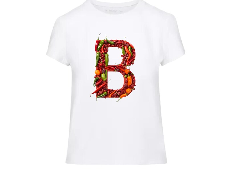 Chilli Peppers Alphabet, Letters Png, Alphabet Png, Instant Download ...