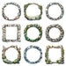 Watercolor Stone Frames Clipart, PNG Digital Files on Transparent ...