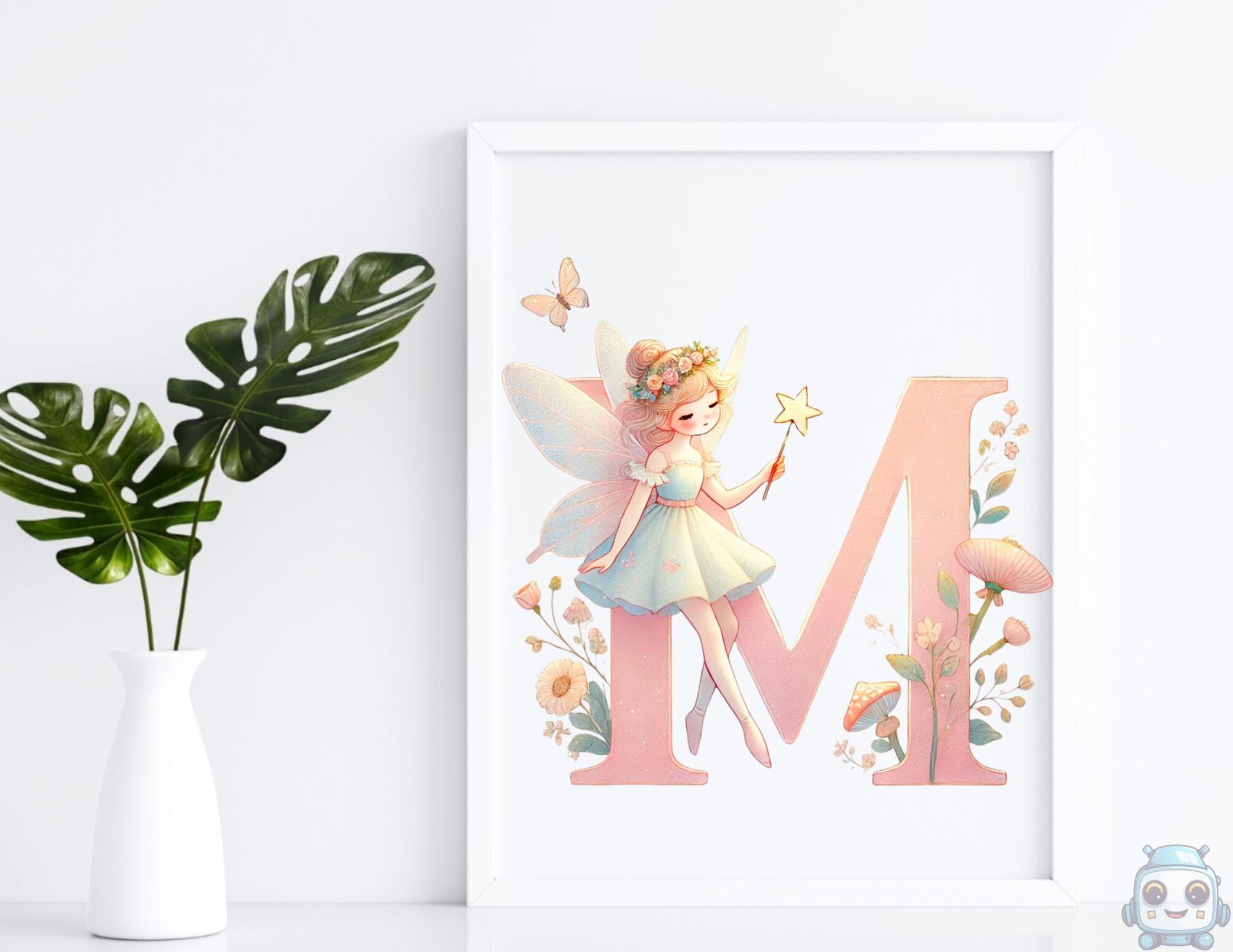 Fairy Alphabet Clipart, Fantasy Clipart, PNG Individual Images on ...