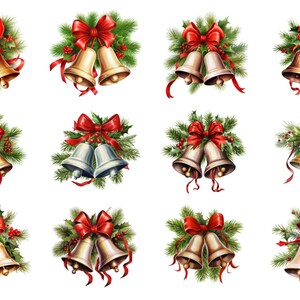 Clipart Christmas Bells Decorations , Decoration, Christmas, Download ...