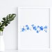 Watercolor 45 Forget Me Not Border Clipart, PNG Individual Images on ...