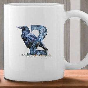 Watercolor Crow Numbers Clipart, PNG Individual Images, Commercial Use ...