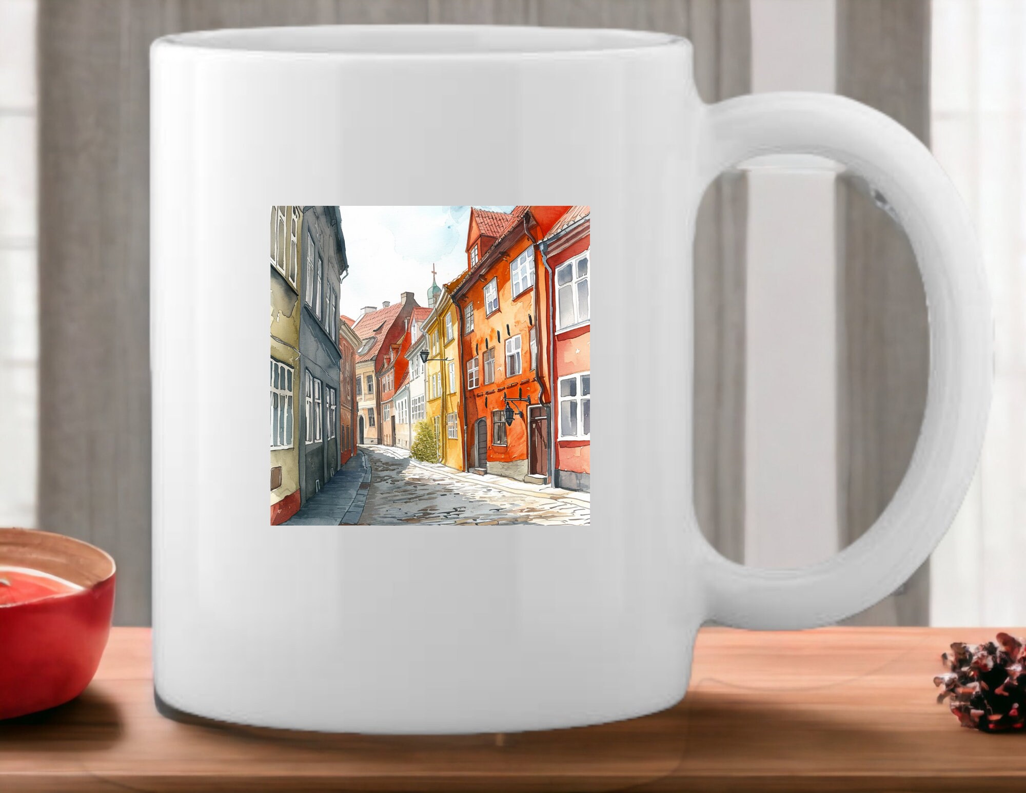 Watercolor Aarhus Clipart, Beautiful Denmark PNG, Individual Images on ...