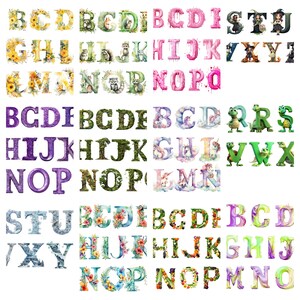 ALPHABET MEGA BUNDLE, 3000+ Images, Lifetime Access, 120+ Alphabets ...