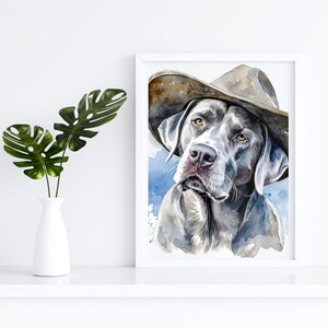 Watercolor Silver Labs Clipart, Labrador Retrievers PNG Digital Files ...