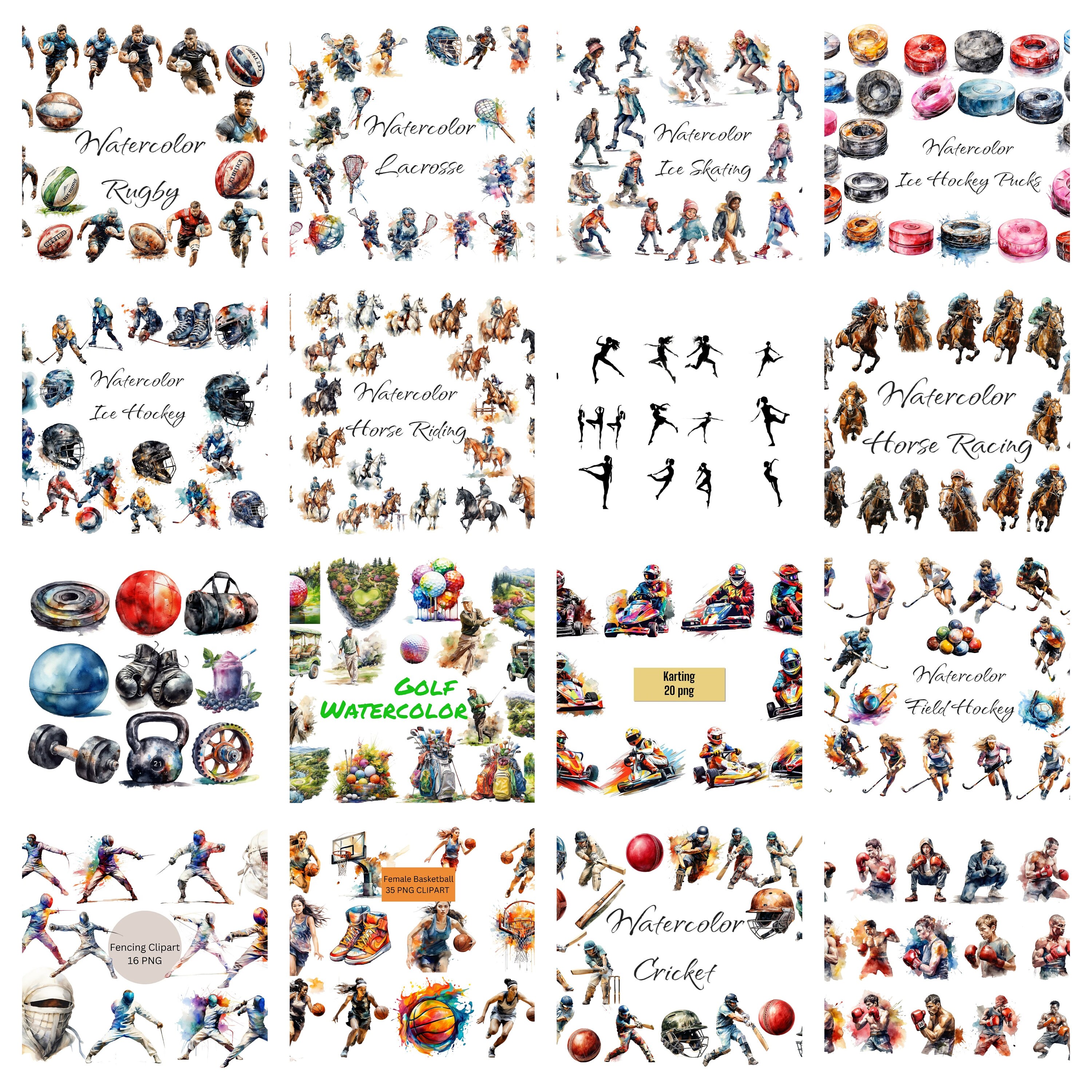 Sports MEGA BUNDLE 1.000 Images Mega PNG Bundle Special - Etsy