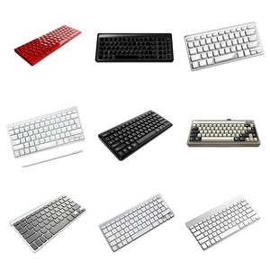 32 Keyboards Clipart, Technology Clipart, PNG Individual Images on ...