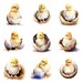 20 Baby Chick Hatching Watercolor Clipart, Bird Clipart, PNG Digital ...