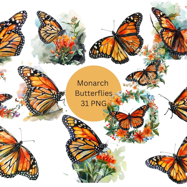 Monarch Butterfly - Etsy