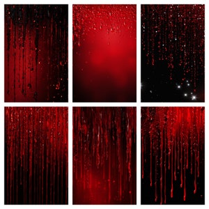 Watercolor Red Dripping Glitter Digital Paper, Wallpaper, Clipart ...