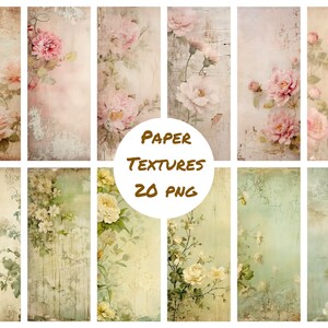 Shabby Paper Textures, Vintage Rustic Shabby Transparent Backgrounds ...