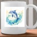 21 Playful Dolphins Watercolor Clipart, Ocean Clipart, PNG Individual ...