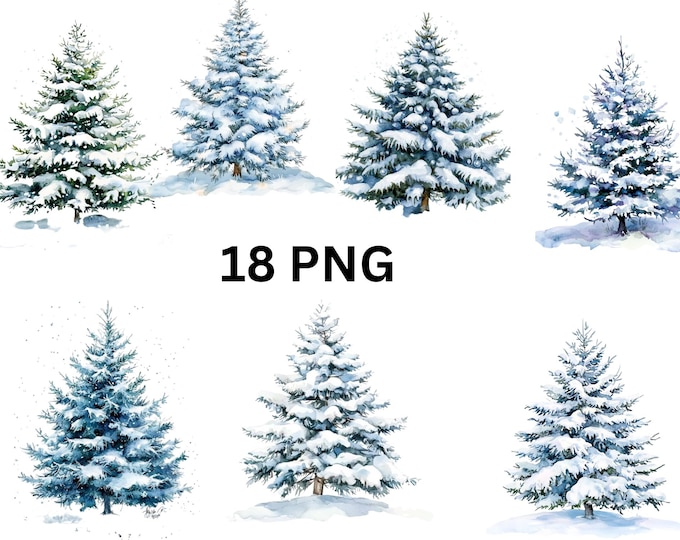 Winter Trees Overlay Photoshop Overlays for Photoshop. Digital ...
