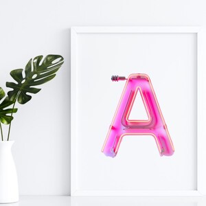 Neon Alphabet Clipart, Transparent Background, High Quality, Clipart ...