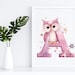 Pink Owl Alphabet, Letters Png, Alphabet Png, Instant Download for ...