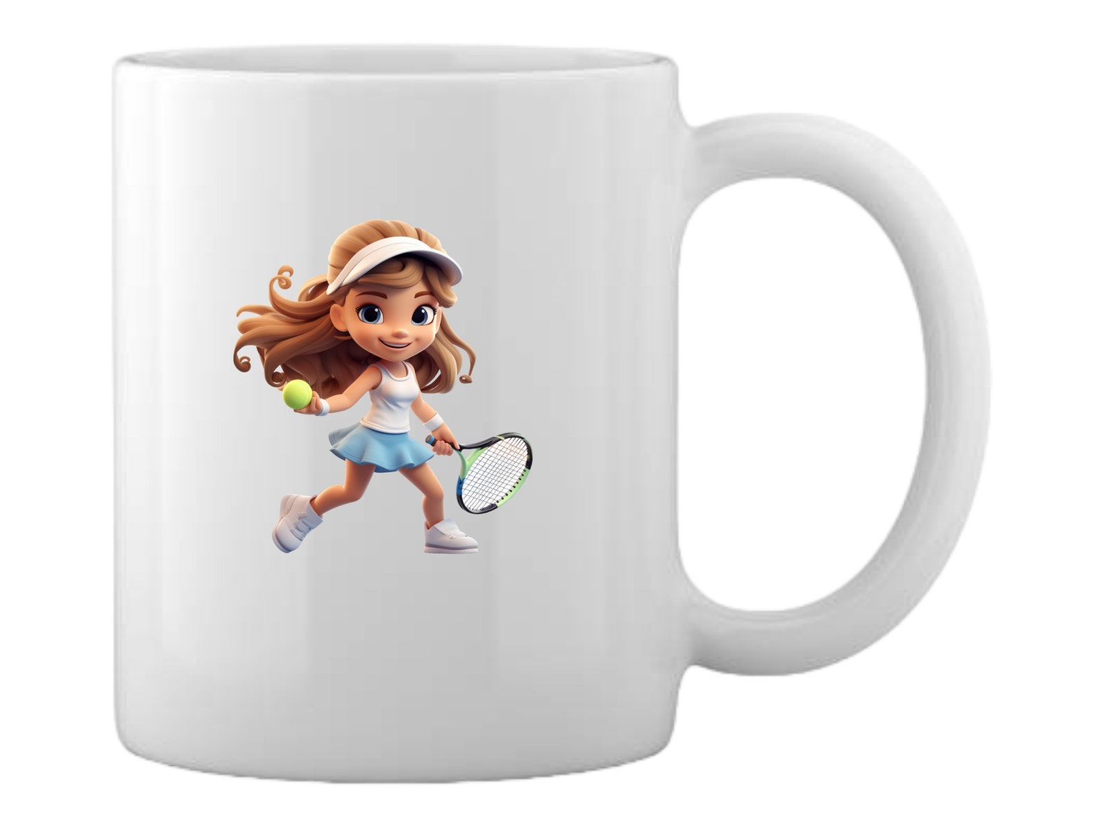 Animated Tennis Players Clipart PNG Digital Files on a White - Etsy