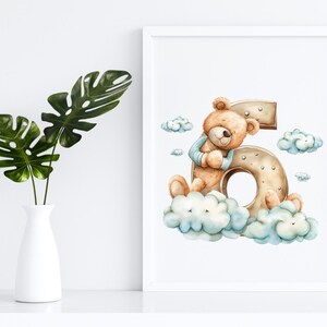 Teddy Bear Numbers, Teddy Bear Numbers, Instant Download for Commercial ...