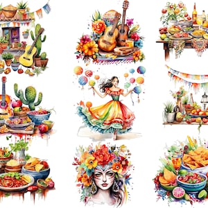 Fiesta Watercolor , Transparent Background, High Quality, Clipart ...