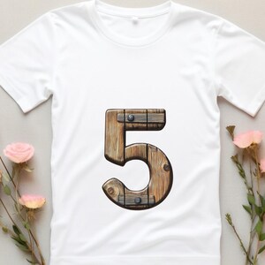 Wooden Plank Numbers PNG Clipart | Rustic Metal Stud Numbers Instant ...