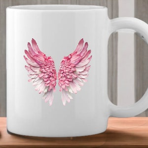 Watercolor Pink Wings Clipart, Transparent Background, High Quality ...