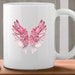 Watercolor Pink Wings Clipart, Transparent Background, High Quality ...