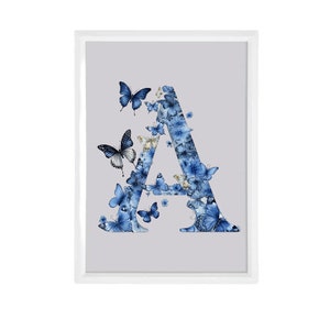 Butterflies Alphabet, Butterflies Letter Instant Download for ...