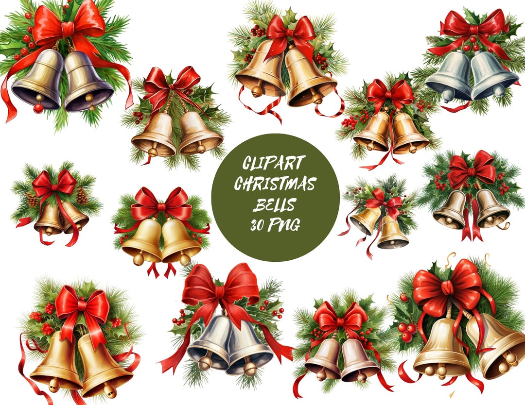Clipart Christmas Bells Decorations , Decoration, Christmas, Download ...