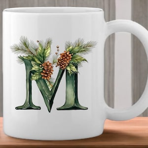 Christmas Pine Tree Alphabet, Letters Png, Alphabet Png, Instant ...