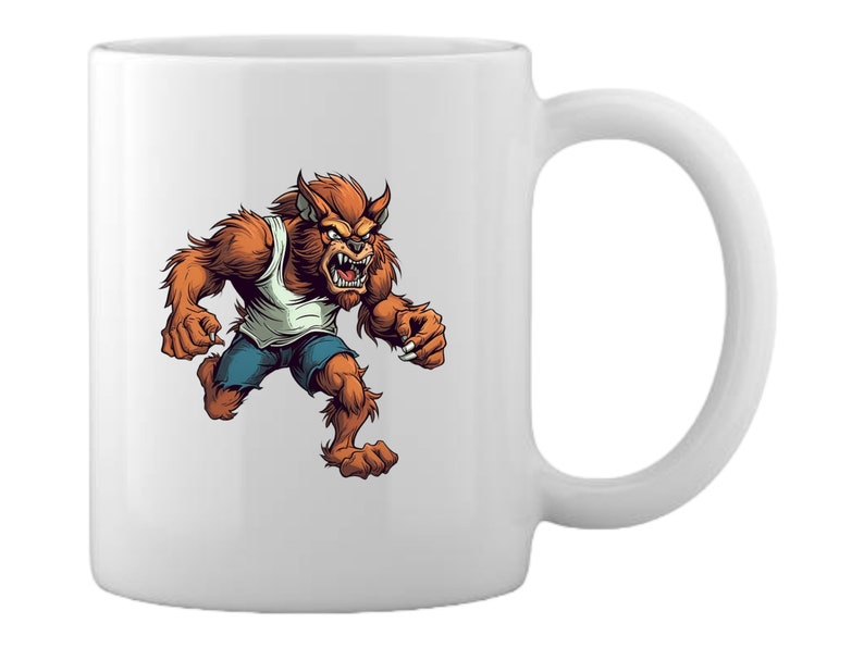 Animated Werewolves Clipart PNG Digital Files Halloween - Etsy