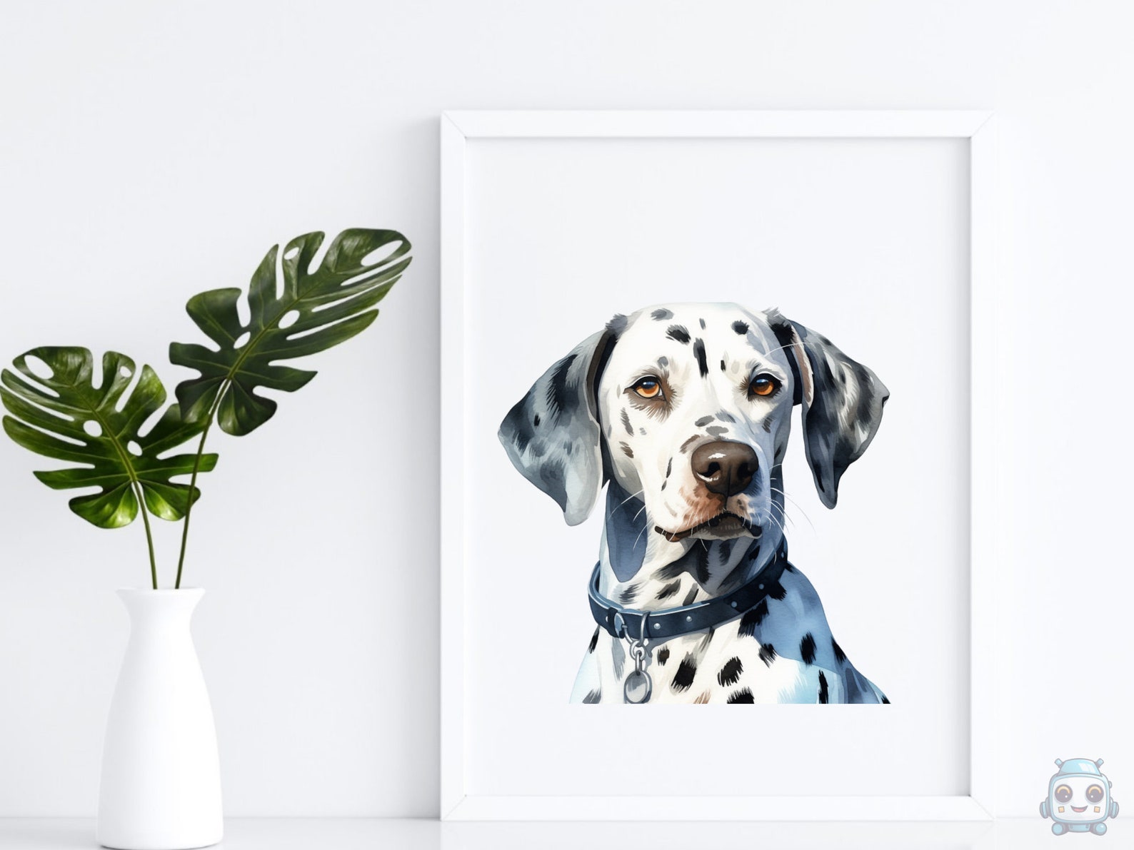 20 Spotted Dalmatians Watercolor Clipart, Pets Clipart, PNG Individual ...